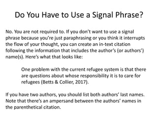 Apa style citations revised | PPT