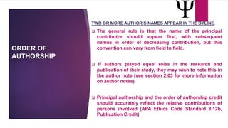 APA VI -presentation | PPTX