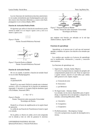 Función de Activación POSLIN y PURELIN | PDF