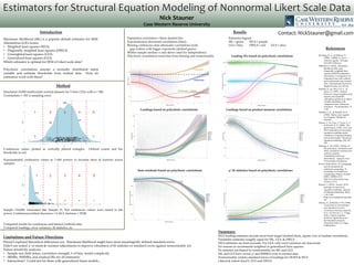 Estimators for structural equation models of Likert scale data | PPT