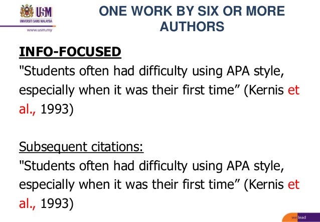 APA 6th Citation Style