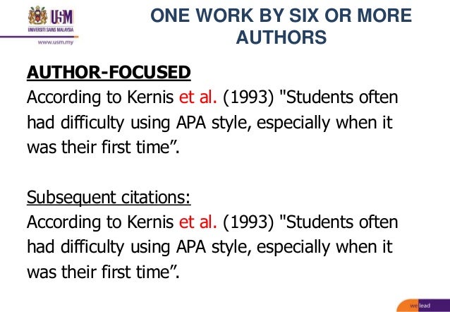 APA 6th Citation Style