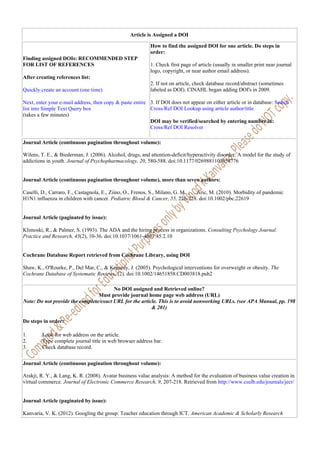 APA (6th Ed) Ready-Reckoner by V K Kanvaria | PDF