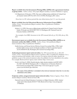 Apa 6th ed | PDF