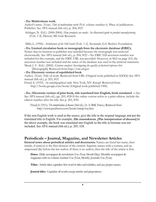 Apa 6th ed | PDF