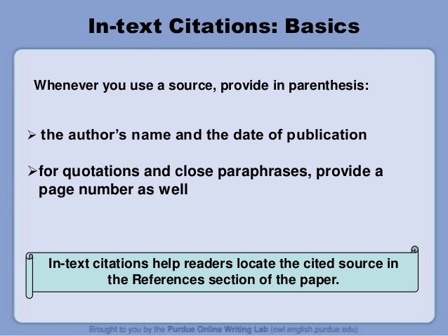 Apa 6th edition introduction