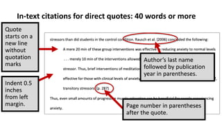 Introduction to APA 7 | PPT