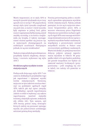 Standard APA 7 - podstawowe wytyczne dotyczące raportowania wyników ...