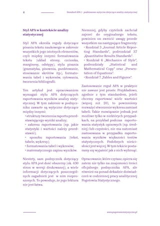 Standard APA 7 - podstawowe wytyczne dotyczące raportowania wyników ...