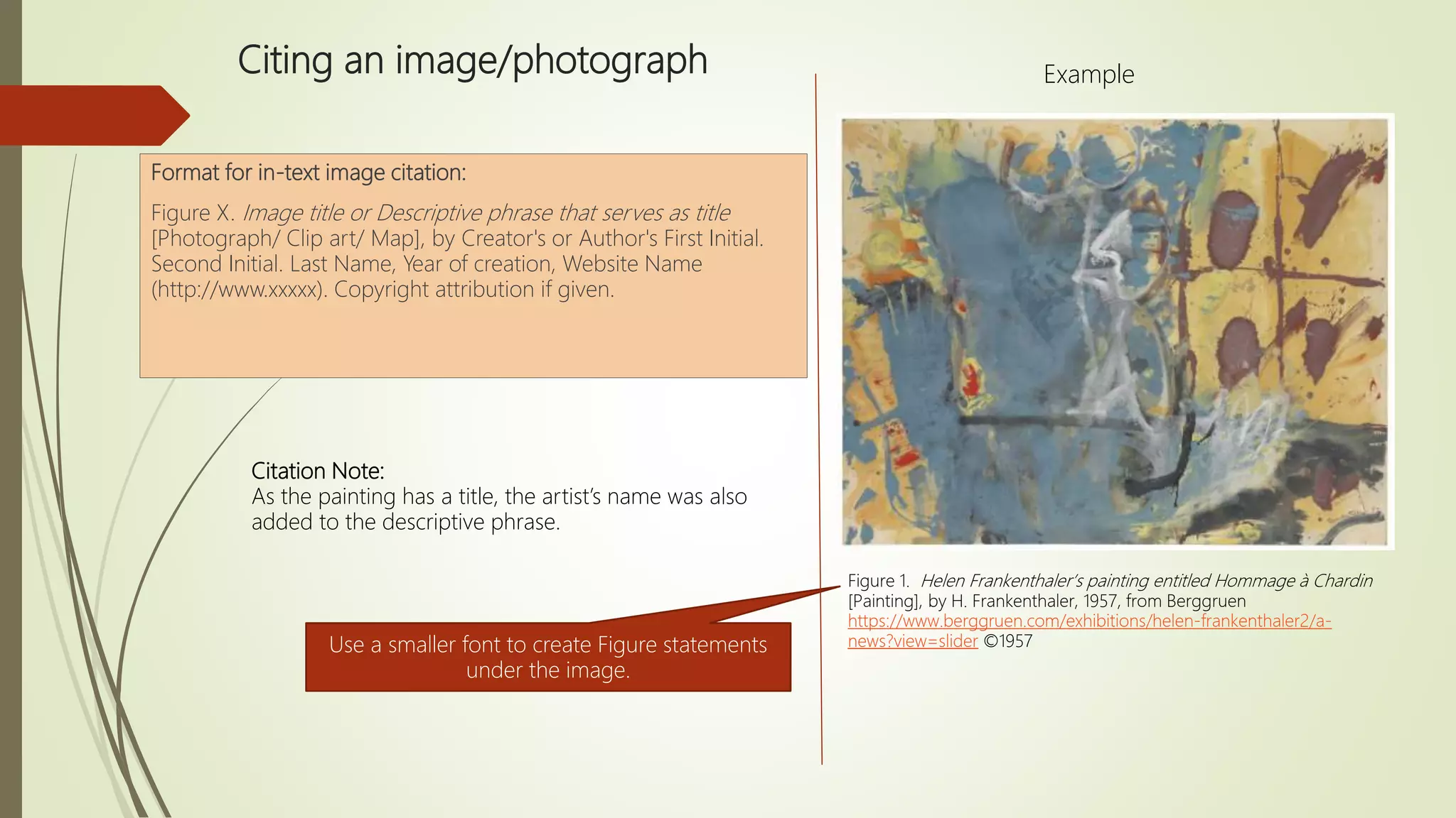 Creating APA 7 Citations in a Power Point Presentation | PPTX