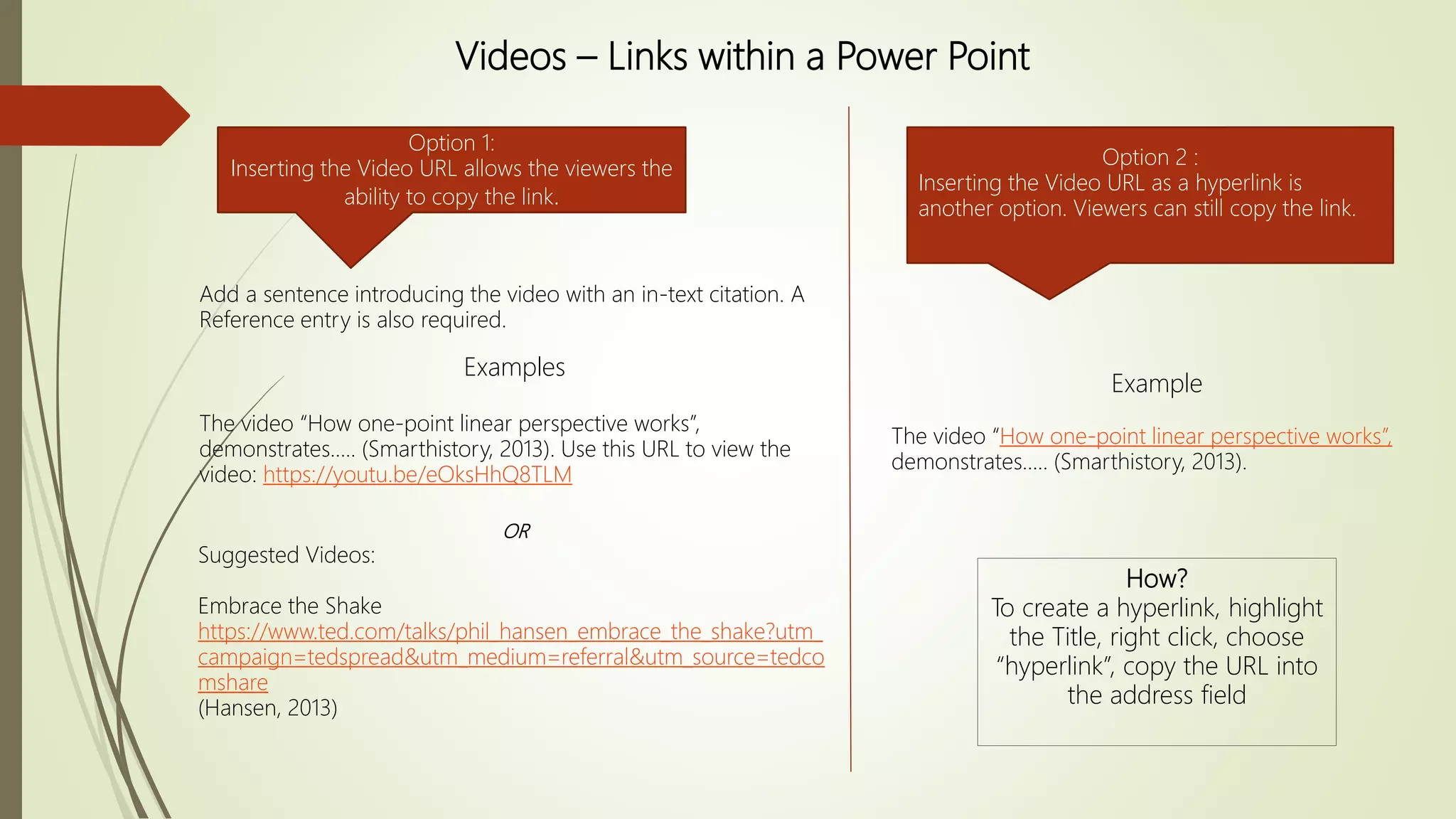 Creating APA 7 Citations in a Power Point Presentation | PPTX