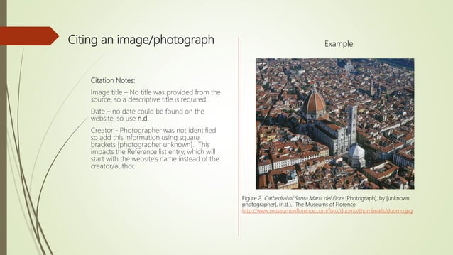 Creating APA 7 Citations in a Power Point Presentation | PPTX | Desktop ...