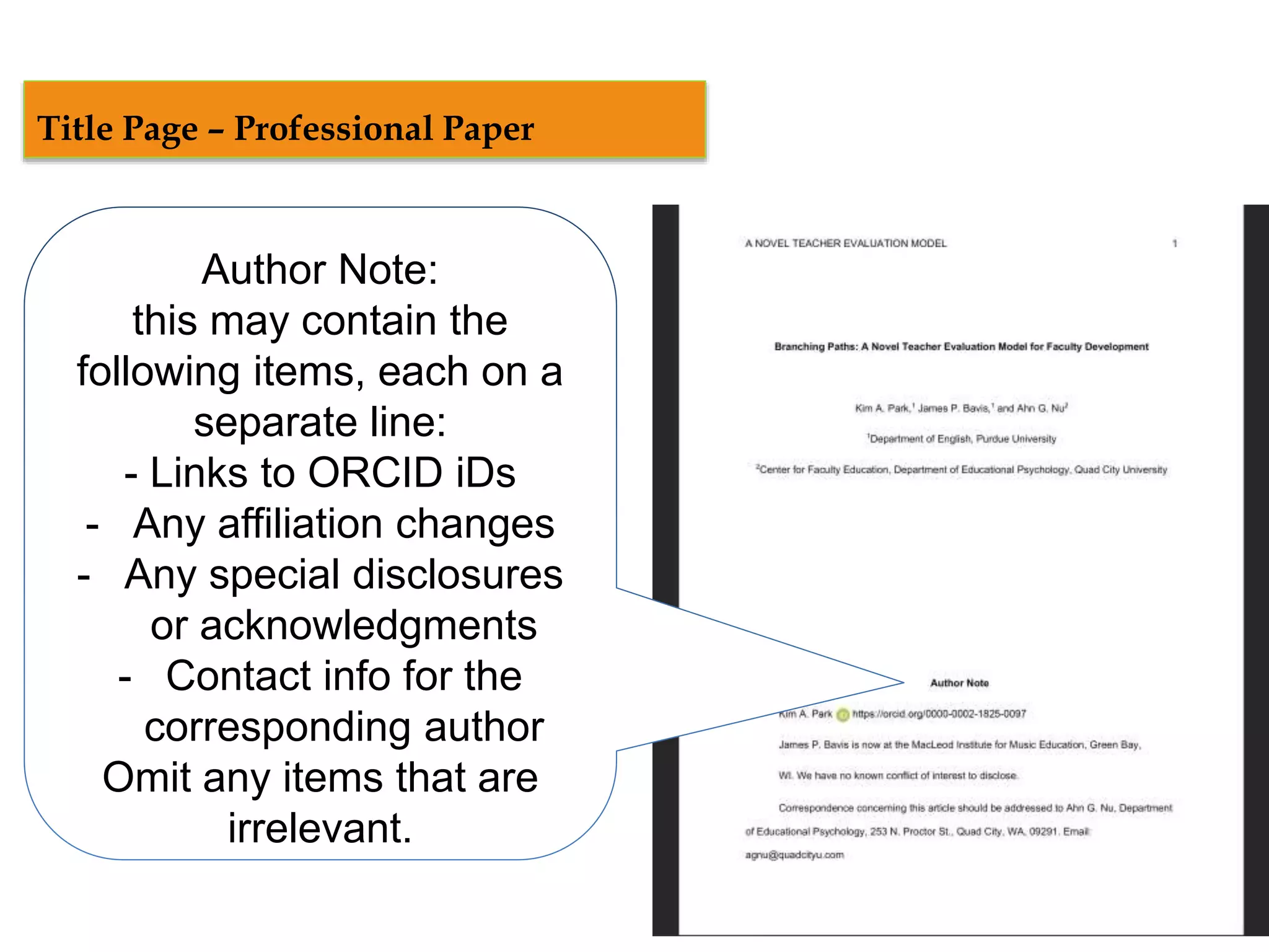 APA (7th Edition) Formatting and Style Guide | PPT