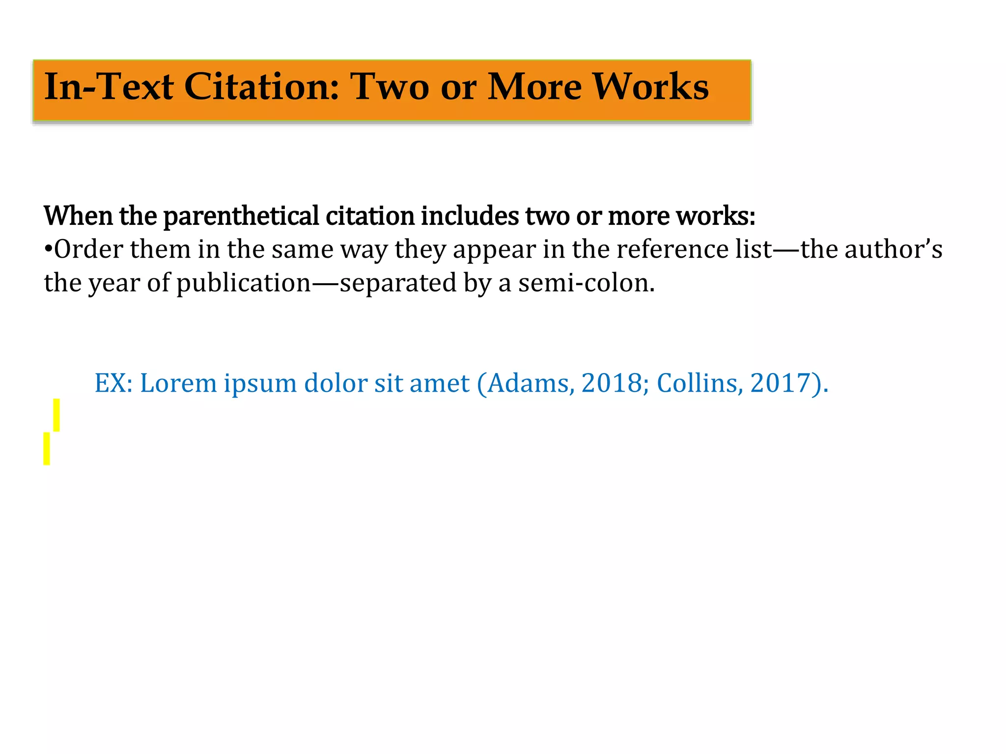 APA (7th Edition) Formatting and Style Guide | PPT