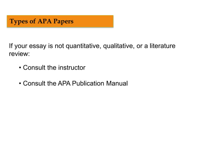 APA (7th Edition) Formatting and Style Guide | PPT | Educational ...