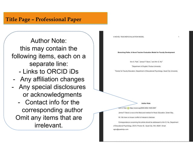 APA (7th Edition) Formatting and Style Guide | PPT | Educational ...