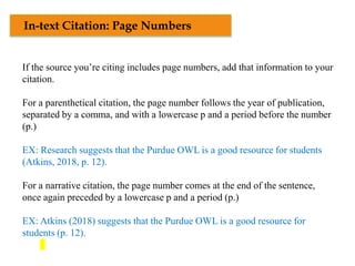 APA (7th Edition) Formatting and Style Guide | PPT