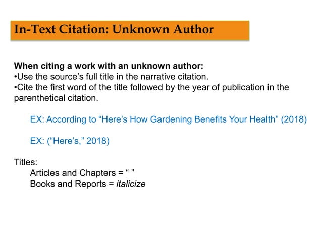 APA (7th Edition) Formatting and Style Guide | PPT | Educational ...