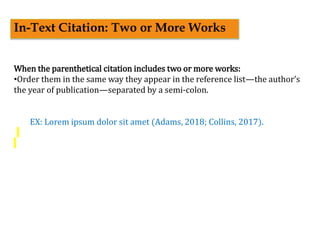 APA (7th Edition) Formatting and Style Guide | PPT
