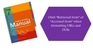 Quick Tips for APA 7th Edition | PPTX