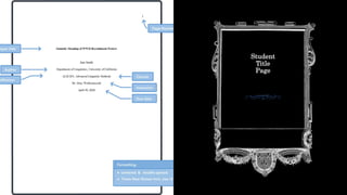 APA 7th Edition Abstract and Title pages | PPT