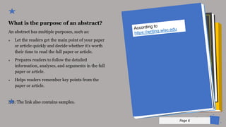 APA 7th Edition Abstract and Title pages | PPT