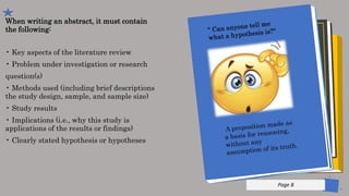 APA 7th Edition Abstract and Title pages | PPT