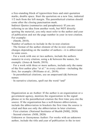 APA 7th Edition Basics· Paper Your paper must be word-processe.docx