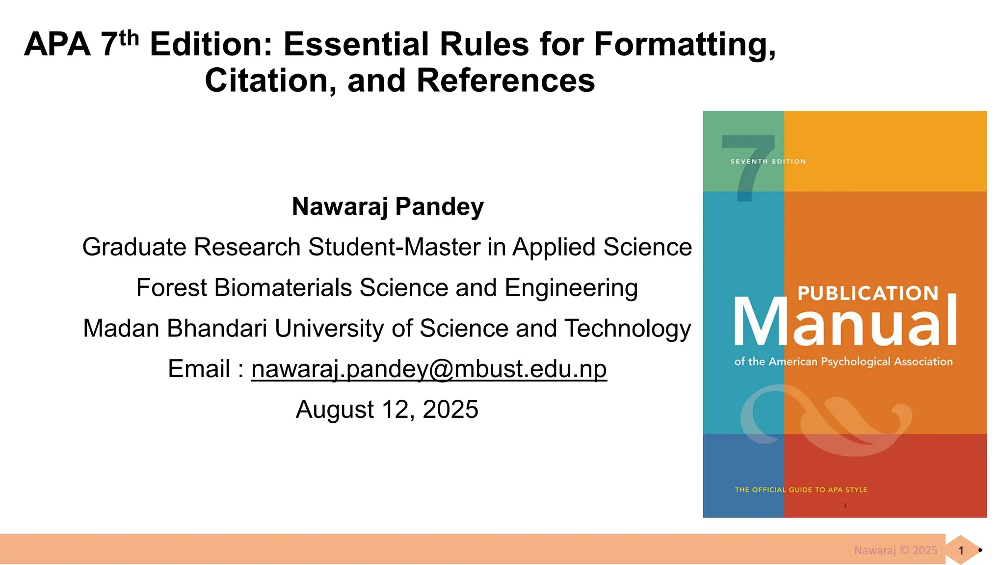 APA 7th Edition: Essential Rules for Formatting, Citation, and ...