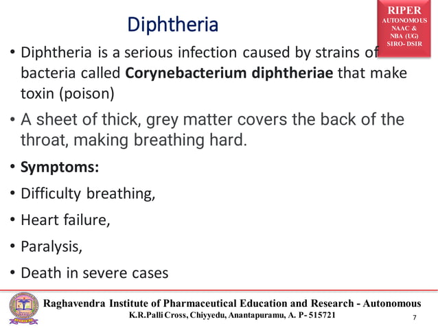 Adsorbed Diphtheria Vaccine. | PDF | Infectious Diseases | Diseases and ...
