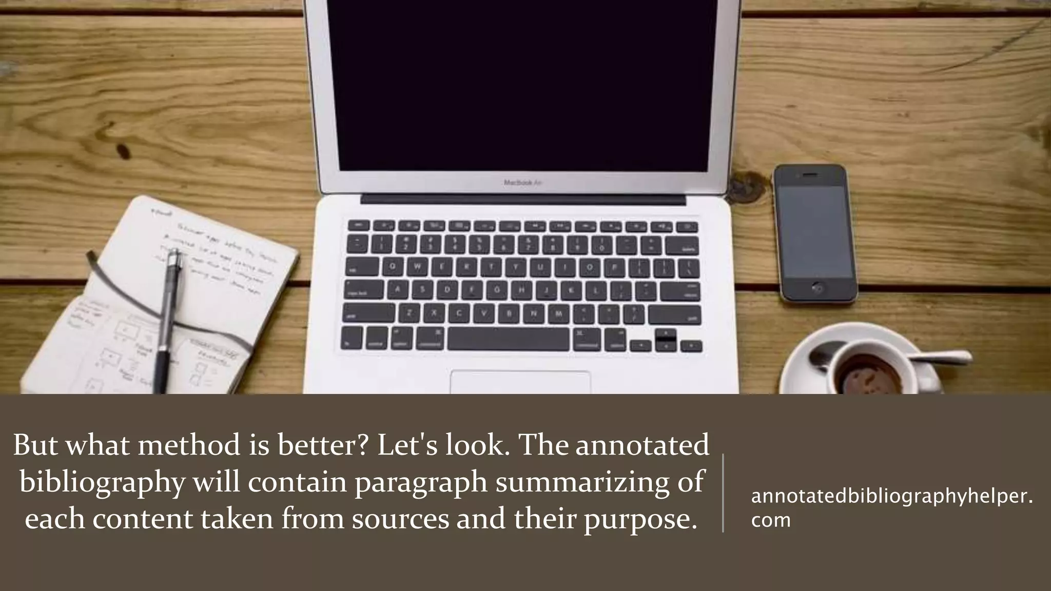 APA Annotated Bibliography Citations VS APA Reference List Citation | PPT