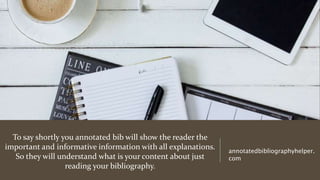 APA Annotated Bibliography Citations VS APA Reference List Citation | PPT