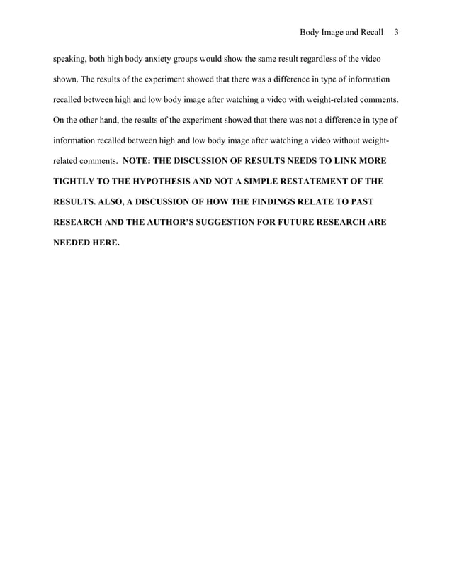 Apa article summary example | PDF