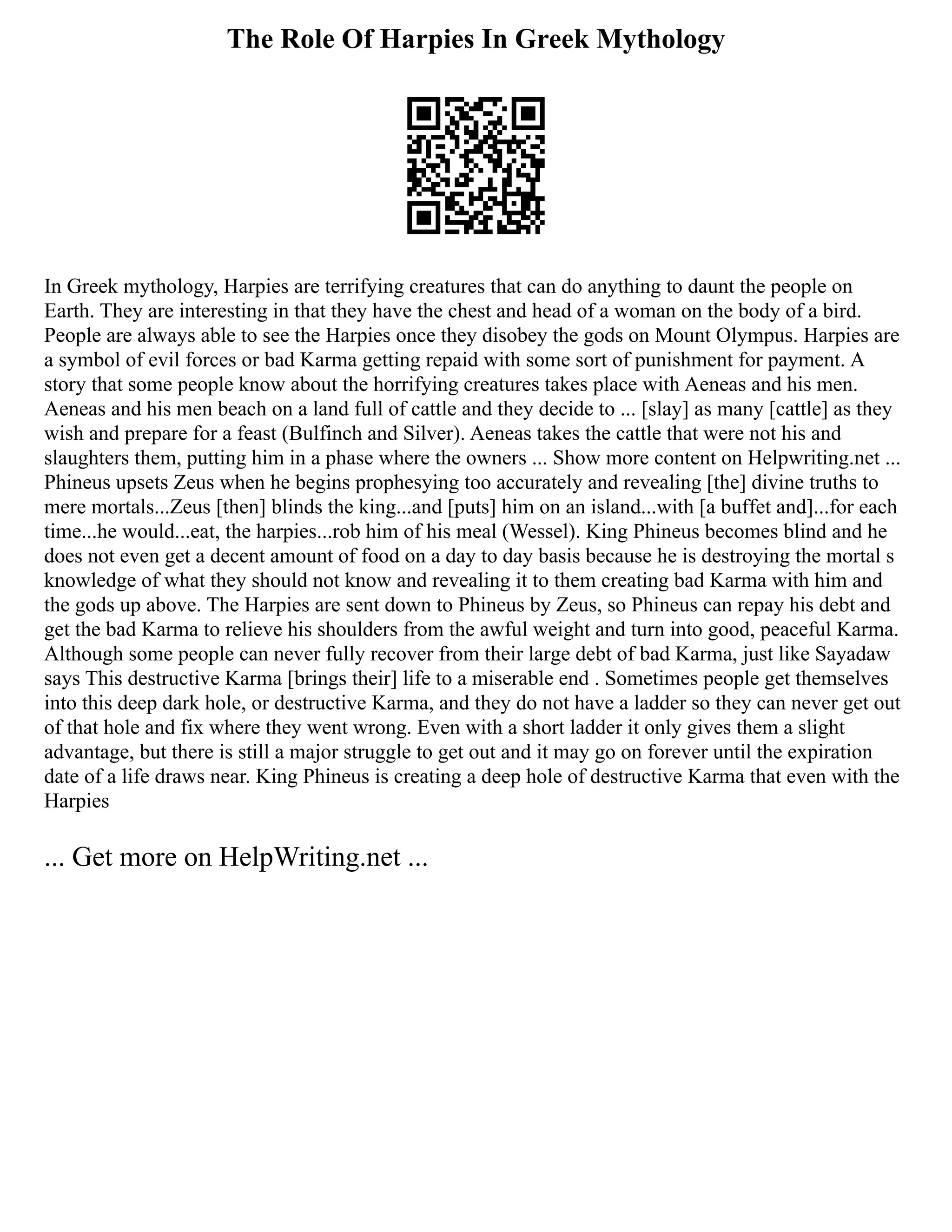 Apa Article Summary Example | PDF