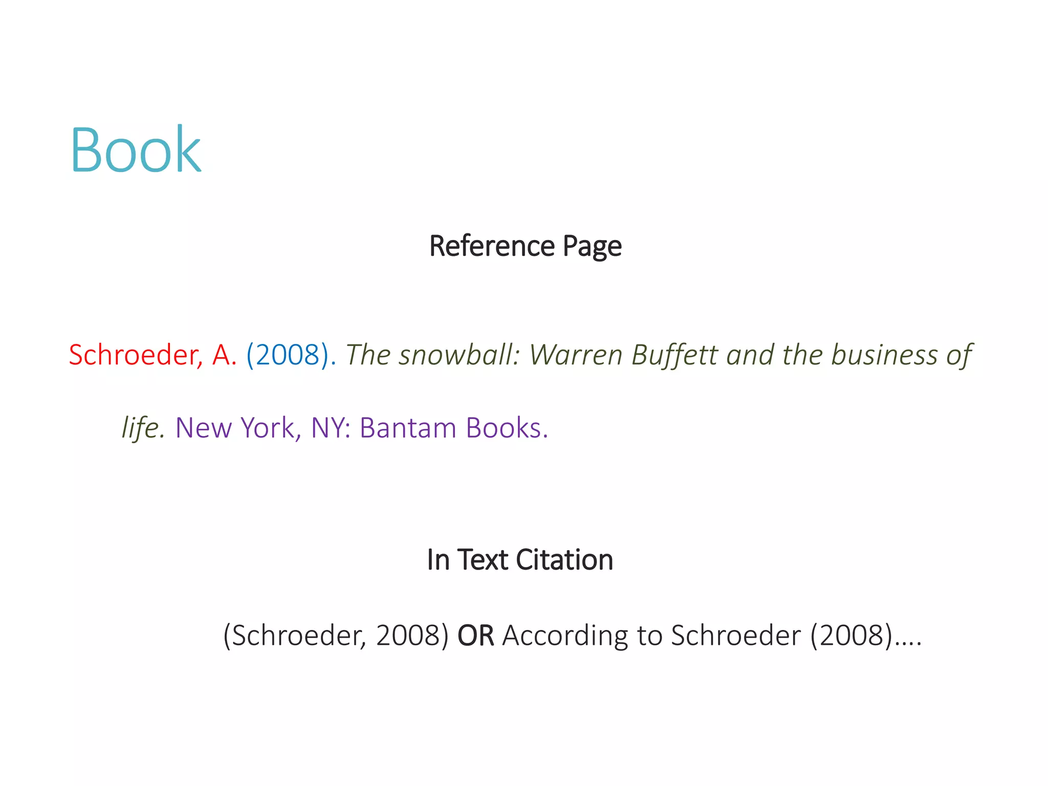Citation Basics | PPT