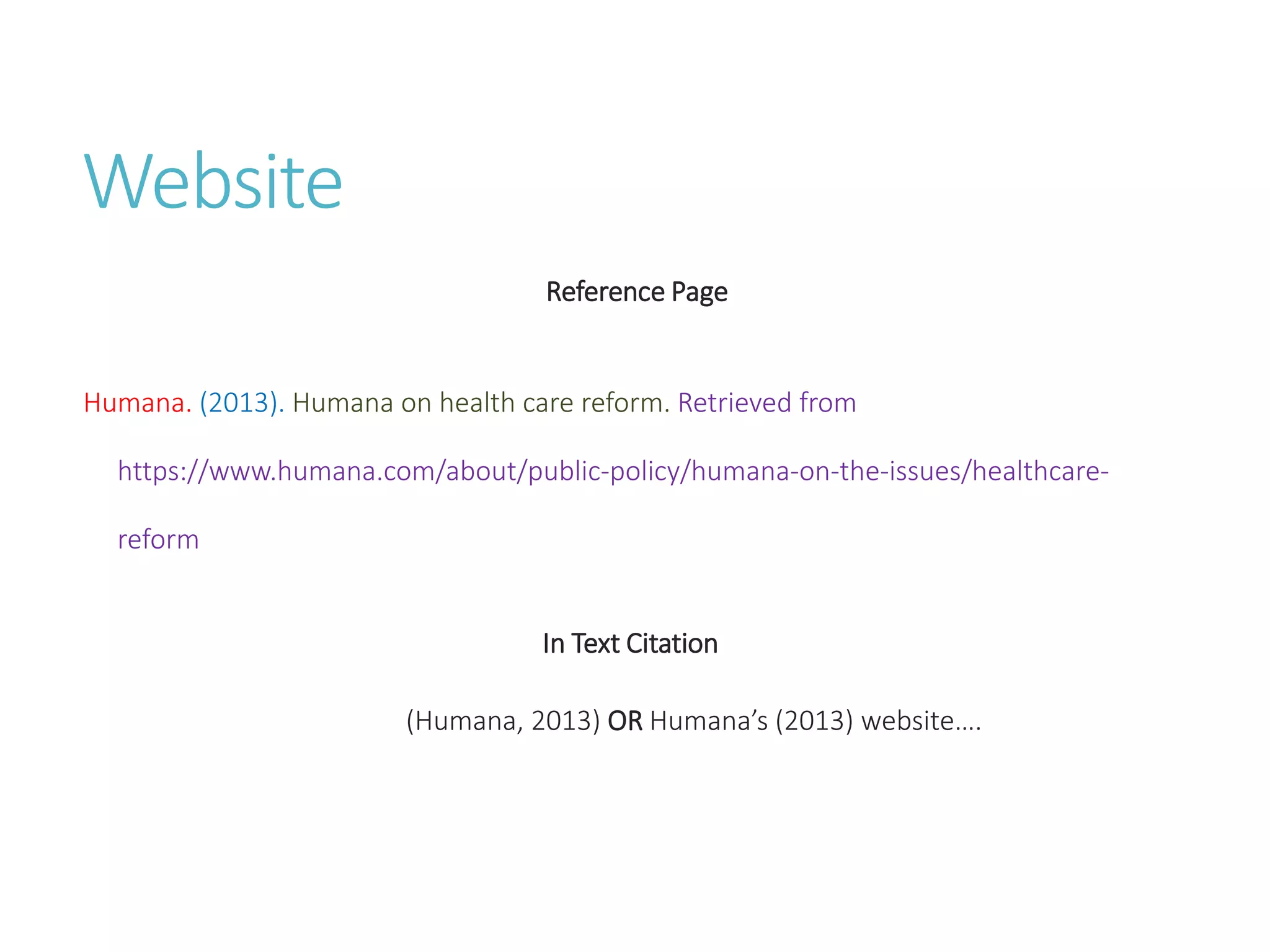 Citation Basics | PPT