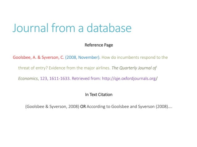 Citation Basics | PPT