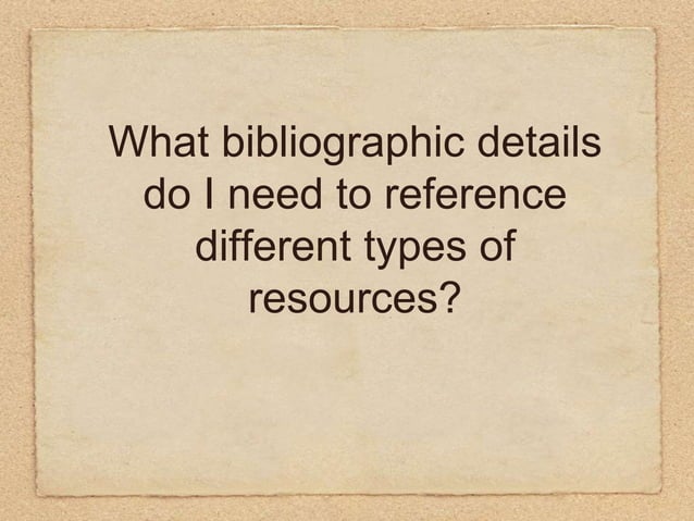 APA bibliography ppt | PPTX | Books and Literature