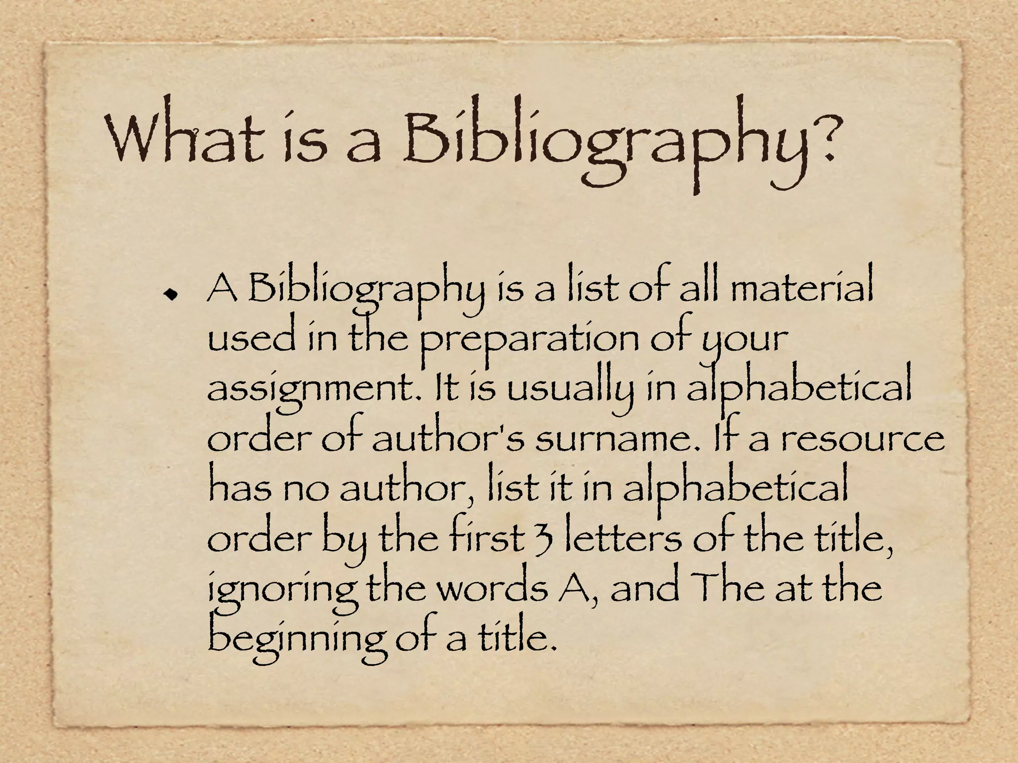 Apa+bibliography+ppt | PDF