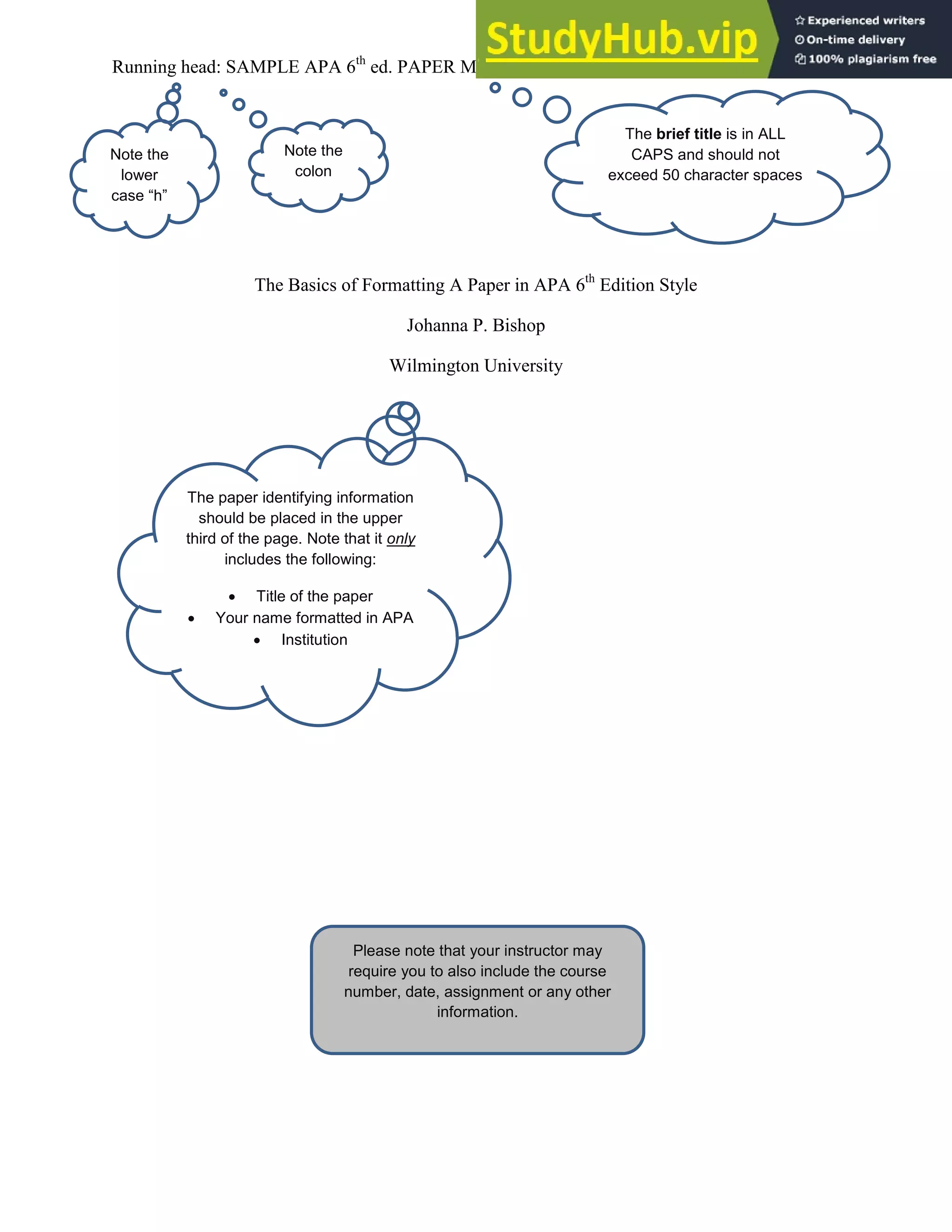 APA Bubble Paper | PDF