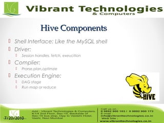 Hadoop - Apache Hive | PPT