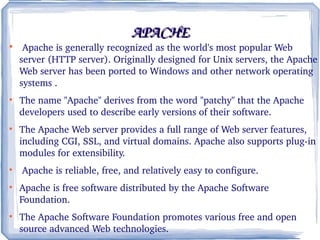 Apache | PPT