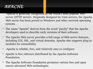 Apache | PPT