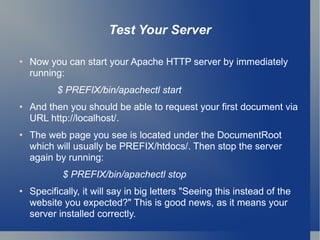 Apache | PPT | Computing | Technology & Computing