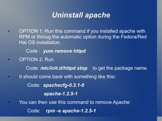 Apache | PPT | Computing | Technology & Computing