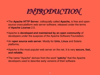 Apache | PPT | Internet | Computing