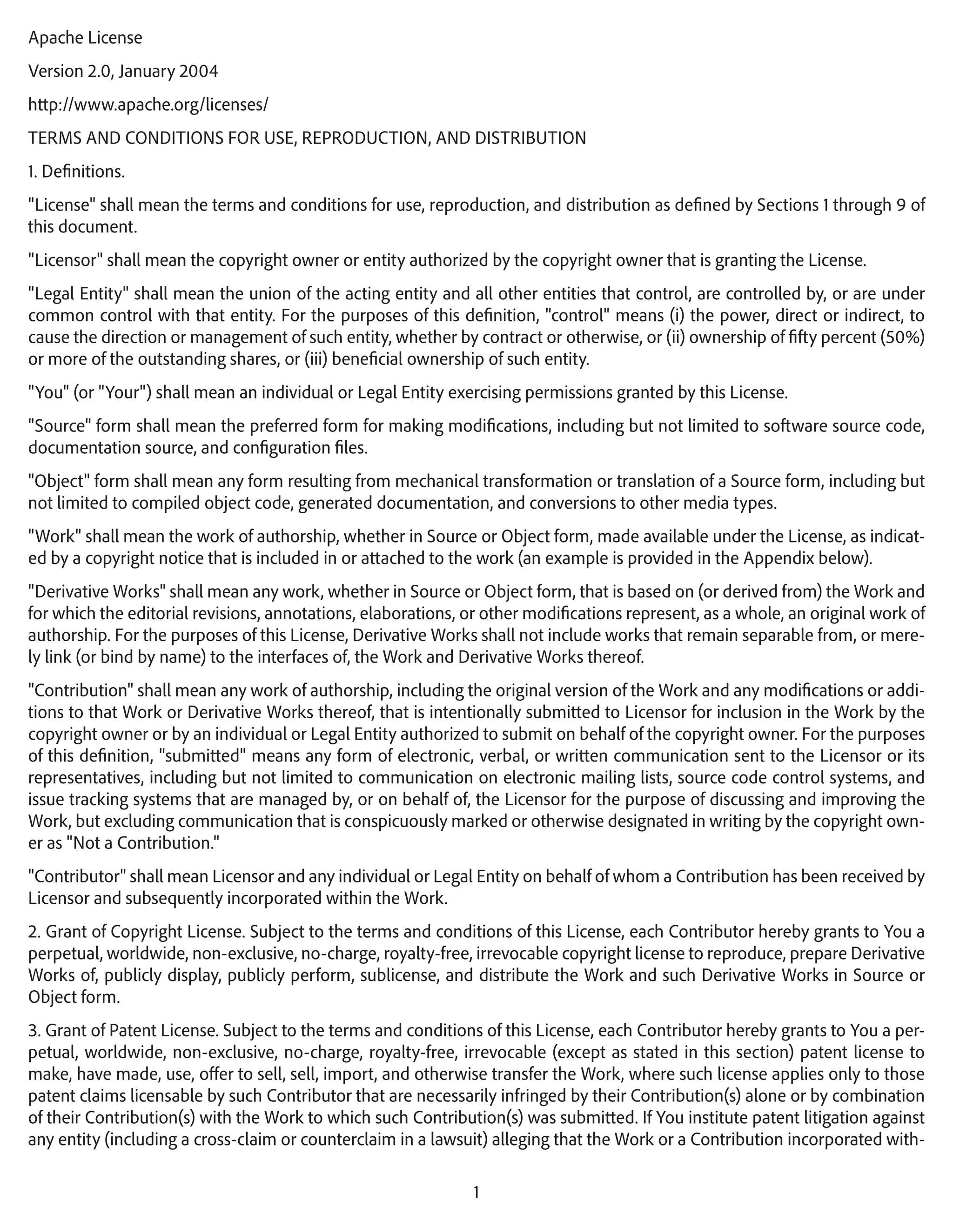 Apache 2.0-license | PDF | Desktop Publishing | Computer Software and ...