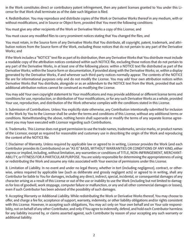 Apache 2.0-license | PDF | Desktop Publishing | Computer Software and ...