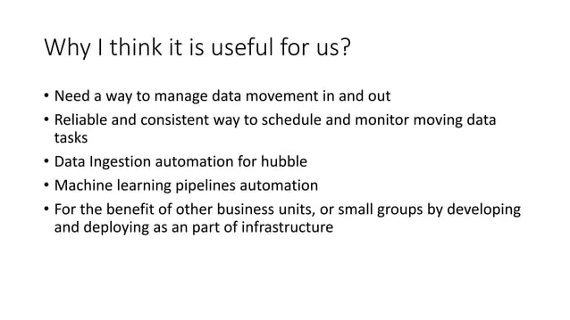 Apache Airflow Introduction | PPT Apache Airflow Introduction | PPT