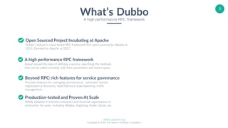 Apache dubbo (incubating) open source present and future | PPT